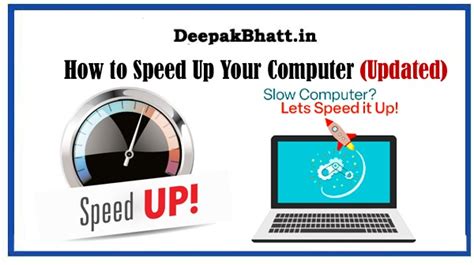 How To Speed Up Your Computer Simple Tips
