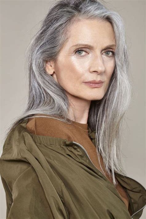 Silver Grey Hair Long Gray Hair White Hair Grey Hair At 40 Silver