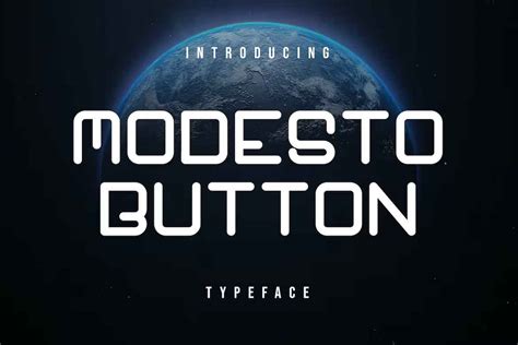 Modesto Button Font Dfonts