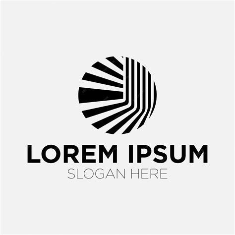 Premium Vector Circle Logo Vector Illustration Isolated On White Background