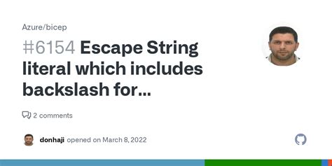 Escape String Literal Which Includes Backslash For Workspace Datasources Does Not Escape