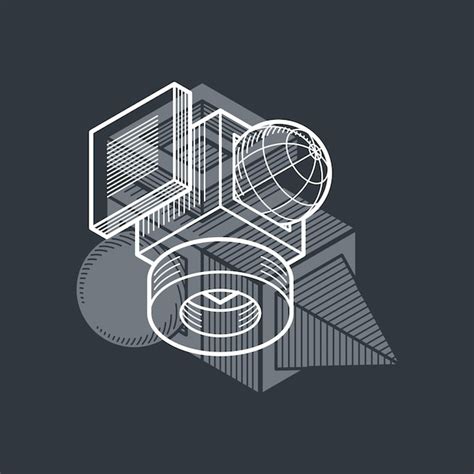 Premium Vector 3d Design Abstract Vector Dimensional Cube Shape