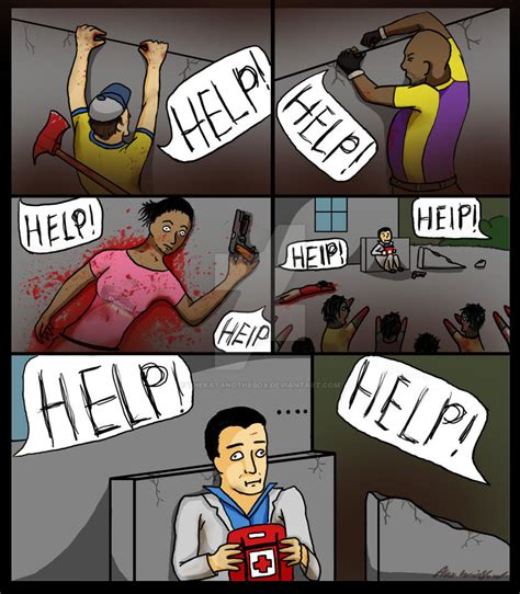L4d2 Comic Dammit Nick By Thekatandthebox On Deviantart