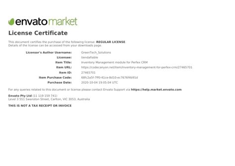 Inventory Management For Perfex Crm License Pdf