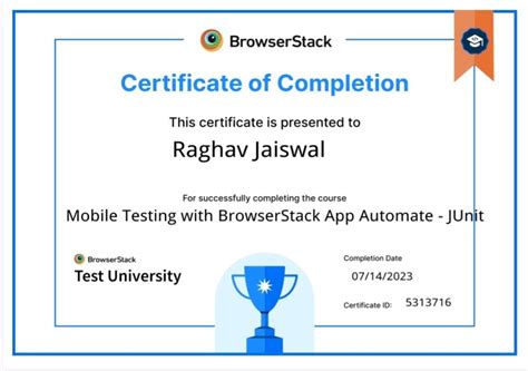 Raghav Jaiswal On Linkedin Browserstack Cloudcomputing Testing