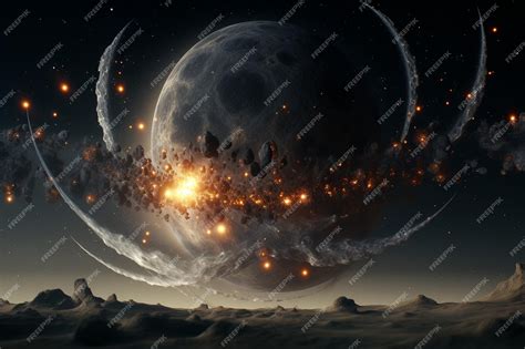 Premium Ai Image Time Dilation Effect Near A Massive Celestial Body 00740 02