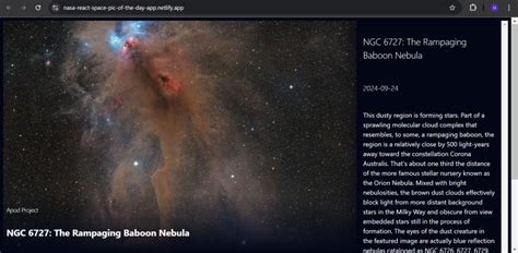 Webdevelopment Reactjs React Nasa Api Hiruthick B S
