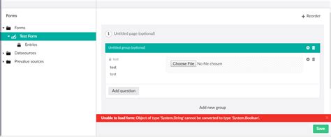 Object Of Type Systemstring Cannot Be Converted To Type Systemboolean
