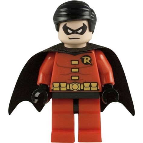 Lego Robin With Black Cape And Red Legs Minifigure Brick Owl Lego