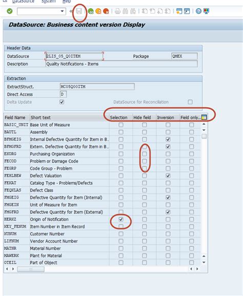 how to check data source in sap ecc