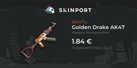Golden Drake Ak47 Rust Skinport