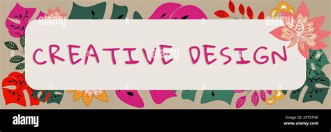 Writing Displaying Text Creative Design Concept Meaning A Visual Element Which Satisfies Its