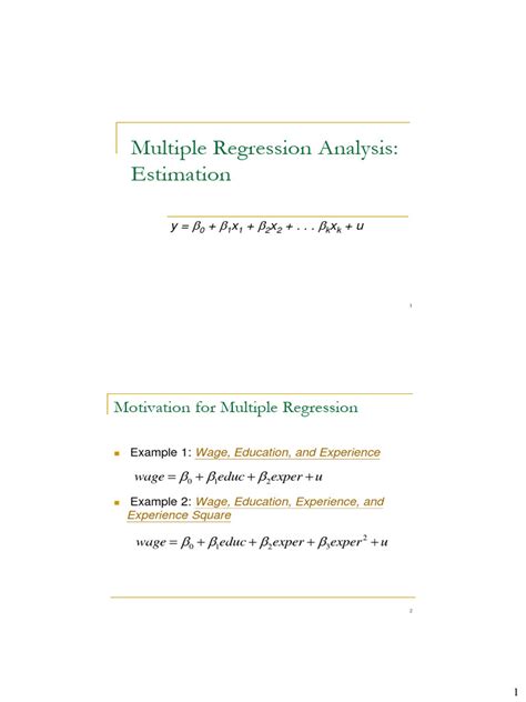 ch03 pdf regression analysis bias of an estimator