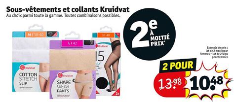 Promo Sous V Tements Et Collants Kruidvat Chez Kruidvat Icatalogue Fr