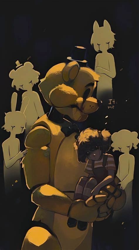 I Cant Belive How Small I Am Compared To Golden Freddy I Look Like Im 5