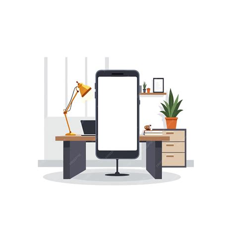 Mobile Mockup Templates With Editable Vector Illustrations Premium Ai Generated Vector