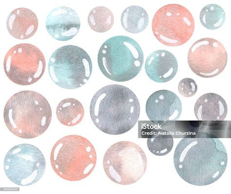 산호 회색 및 청록색 색상의 물 거품 수채화 그림 큰 고래 세트에서 격리 된 물체 장식 디자인 구성 해양 테마의 패턴 대형에 대한 스톡 벡터 아트 및 기타 이미지 Istock