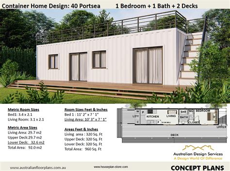 40ft Shipping Container House Plans 40 Portsea