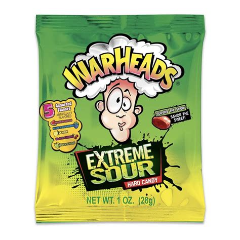 Warheads Extreme Sour Hard Candy 28g House Of Candy