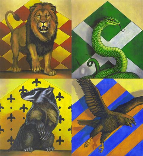 Hogwarts Mascots Rharrypotter