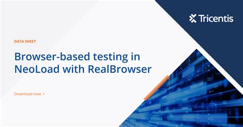 Browser Based Testing In NeoLoad With RealBrowser Tricentis