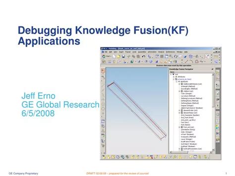 Ppt Debugging Knowledge Fusionkf Applications Powerpoint