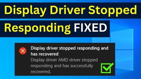 How To Fix Display Driver Stageose