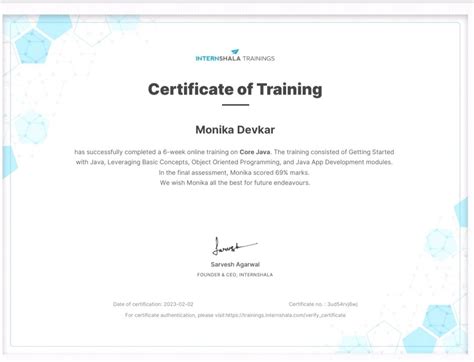 Monika Devkar On Linkedin Java Training