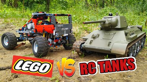 Лего Техник vs Танки на Радиоуправлении - YouTube