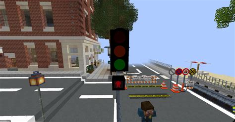 Traffic Control Roads Signs Mod By Teerth Minecraft Mods CurseForge