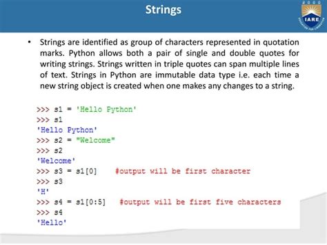 Python Data Types Like Mutable And Immutable Pptx Operating Systems