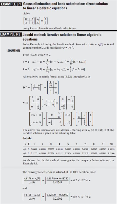 Solved PLE 6 1 Gauss Elimination And Back Substitution Chegg Com