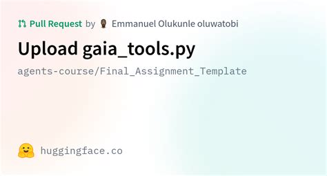 Agents Coursefinalassignmenttemplate · Upload Gaiatoolspy