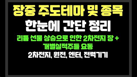 리튬 선물 상승으로 인한 2차전지장 개별실적주들 요동 2차전지원전엔터전력기기두산에너빌리티실리콘투제룡산업한화오션엔켐카카오우양에코프로비엠naver