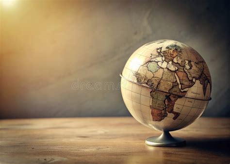 Unveiling Global Connections A Minimalist World Map Globe Photography Exploring