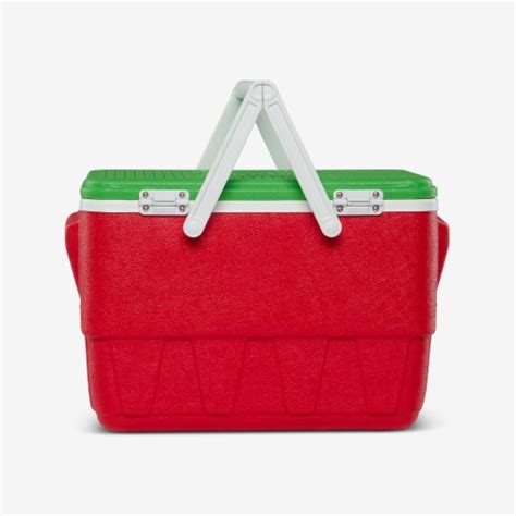 Igloo Special Edition 25 Quart Retro Holiday Picnic Basket Cooler