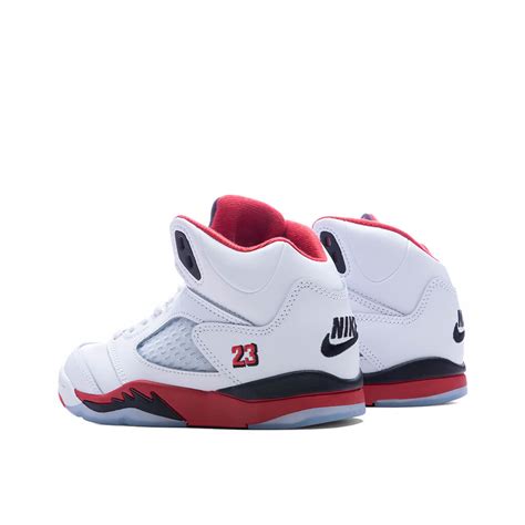 Air Jordan 5 Retro Og Fire Red Black Tongue Ps White Fire Red Bl