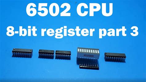 Y Register For Diy 6502 Cpu From Ttl Chips Youtube
