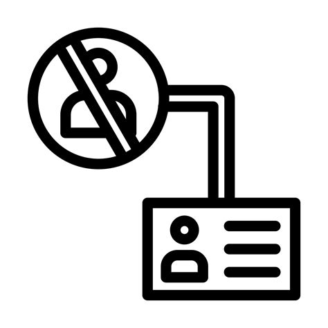 Deidentification Icon Design 16907757 Vector Art At Vecteezy