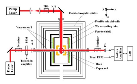 Schematic Of The Serf Atomic Magnetometer For Measuring The Magnetic Download Scientific