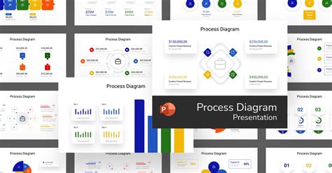 Схема процесса Шаблоны презентаций Включая диаграмма и обработать Envato