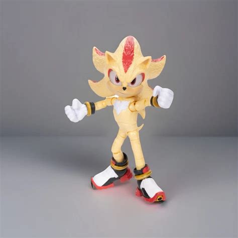 Sonic The Hedgehog 3 Super Shadow 13cm Figure Jakks Pacific Action