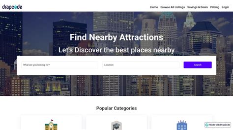 Listing Directory Template Build Visually Drapcode
