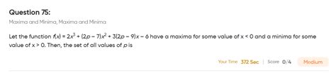 Question 75maxima And Minima Maxima And Minimalet The Function Fx2