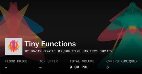 Tiny Functions Collection Opensea