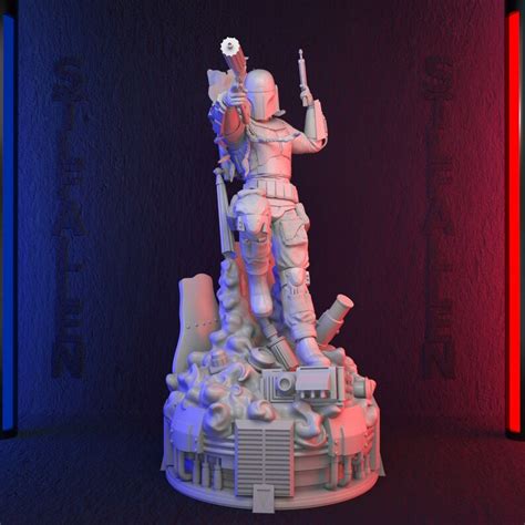 Boba Feet 3d Printable Stl File Instant Download Fast And Easy For