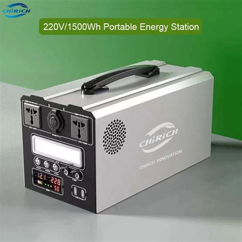 1000w 전원 공급 장치 휴대용 보조 배터리 태양 발전기 야외 캠핑 비상 에너지 저장 장치 1500wh 220v Aliexpress
