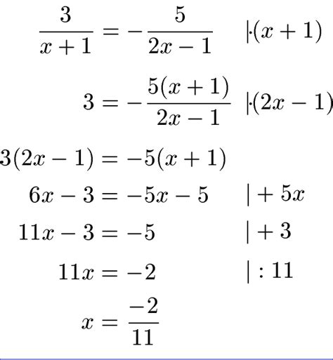 Brüche Mit Variablen Unbekannten