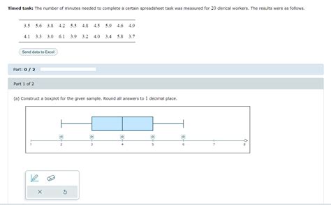 Solved Timed Task The Number Of Minutes Needed To Complete Chegg Com