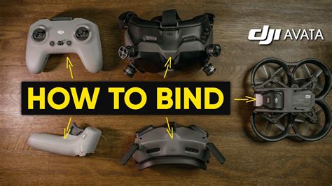 How To BIND DJI AVATA to FPV CONTROLLER & GOGGLES V2 - YouTube